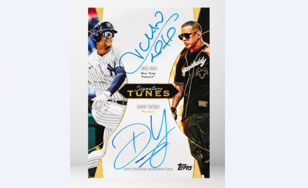 Daddy Yankee y Topps lanzan la Exclusiva Tarjeta Signature Tunes ...